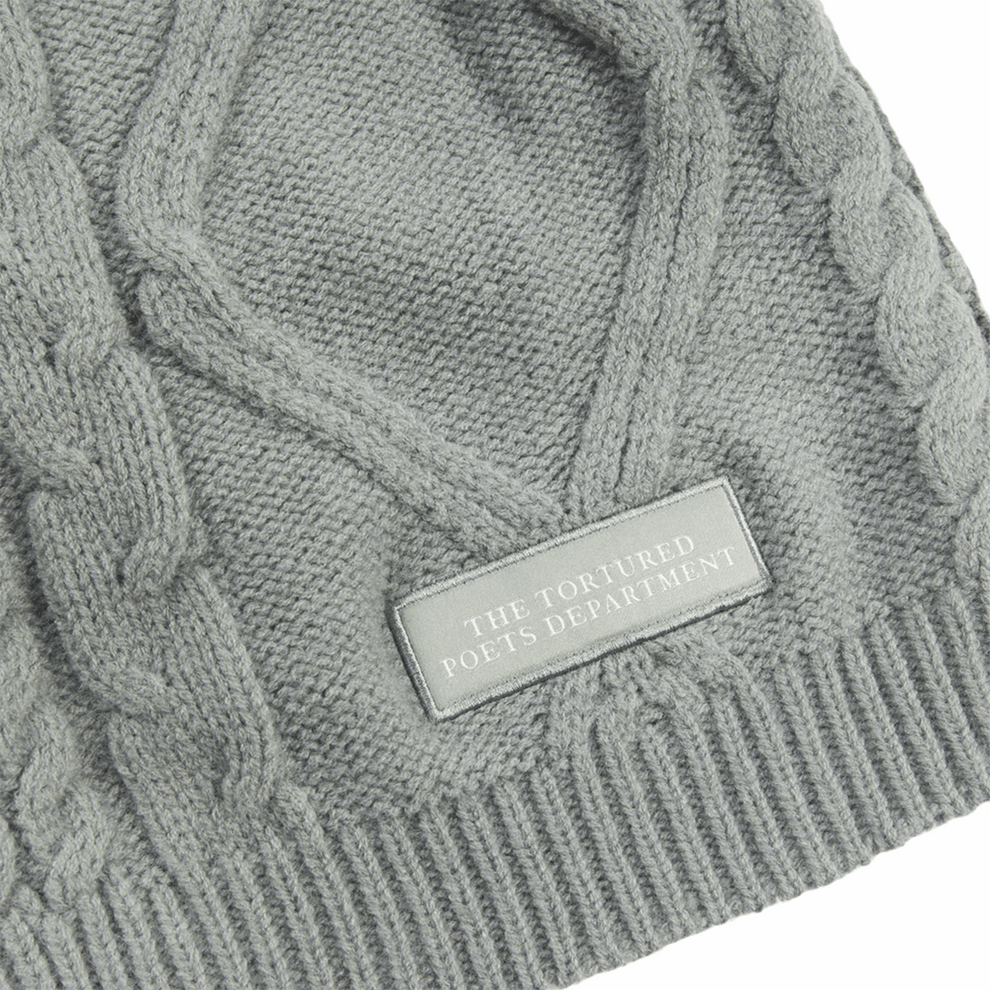 The Tortured Poets Department Gray Cardigan - TTPD Eras Tour Sweater ...